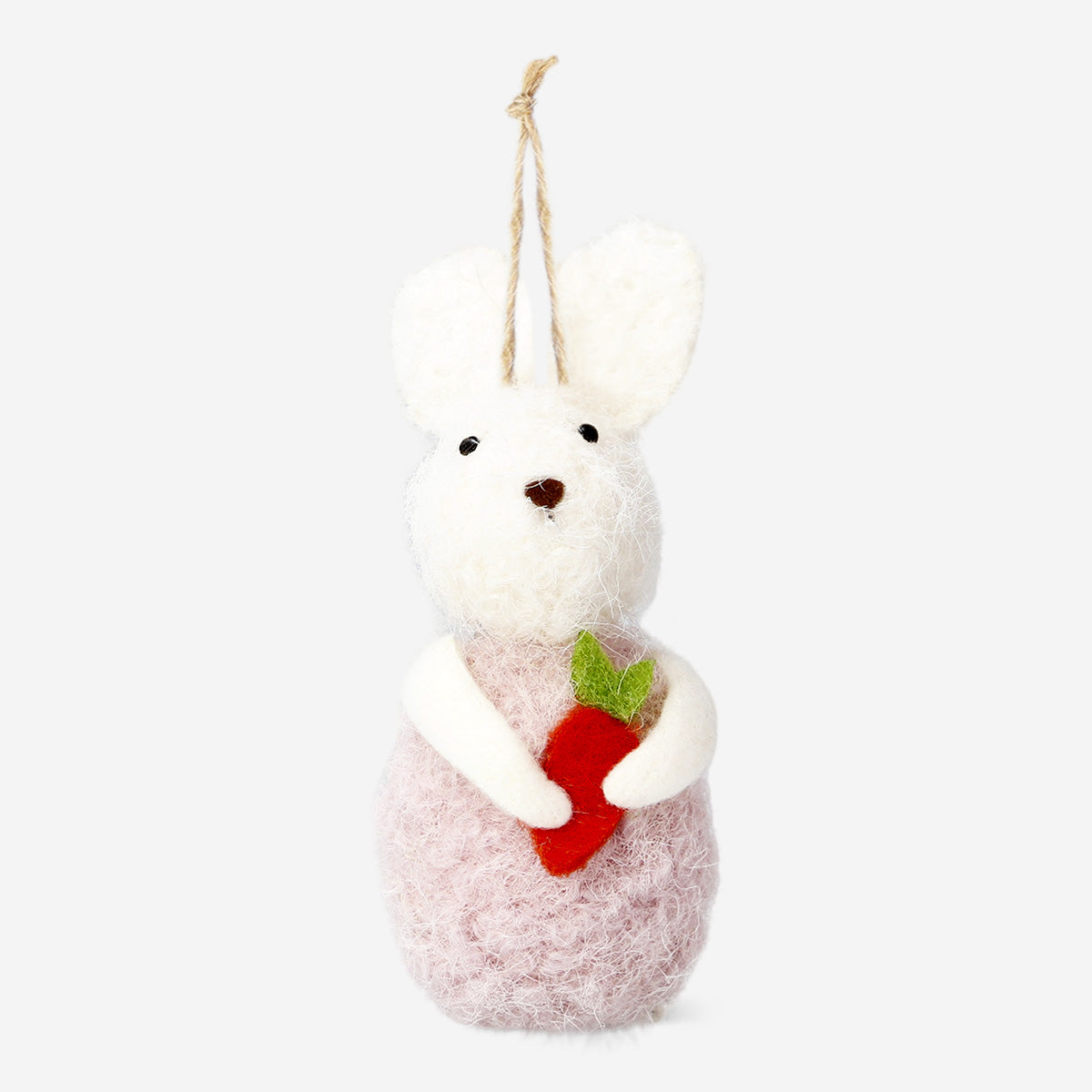 White Bunny Hanging Ornament – Easter Decoration, 3x10 cm – Flying ...