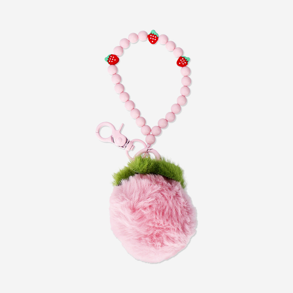 Key ring - Fluffy strawberry | Flying Tiger Copenhagen