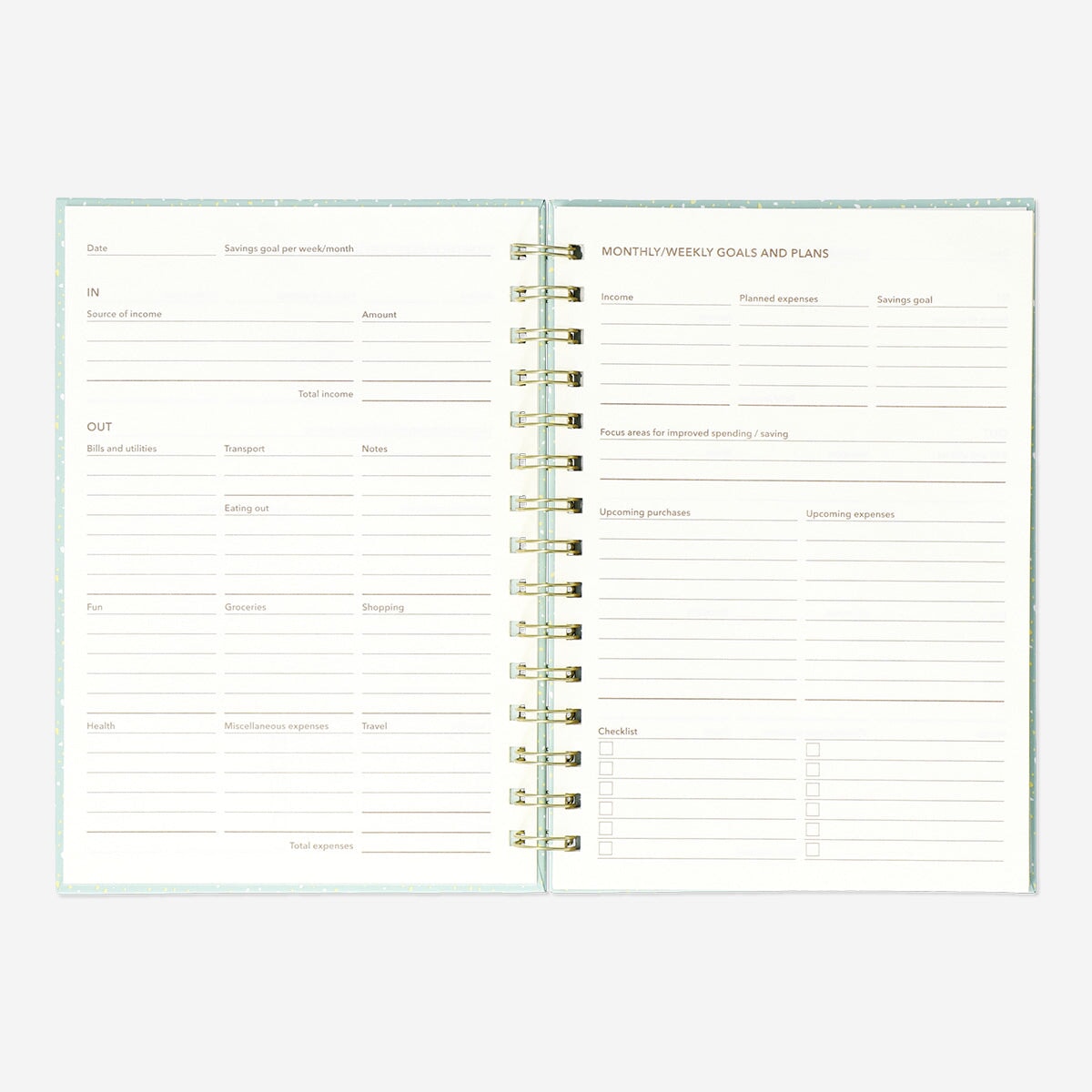 A5 Budget Planner with Stickers – Stylish Finance Organizer – Flying ...