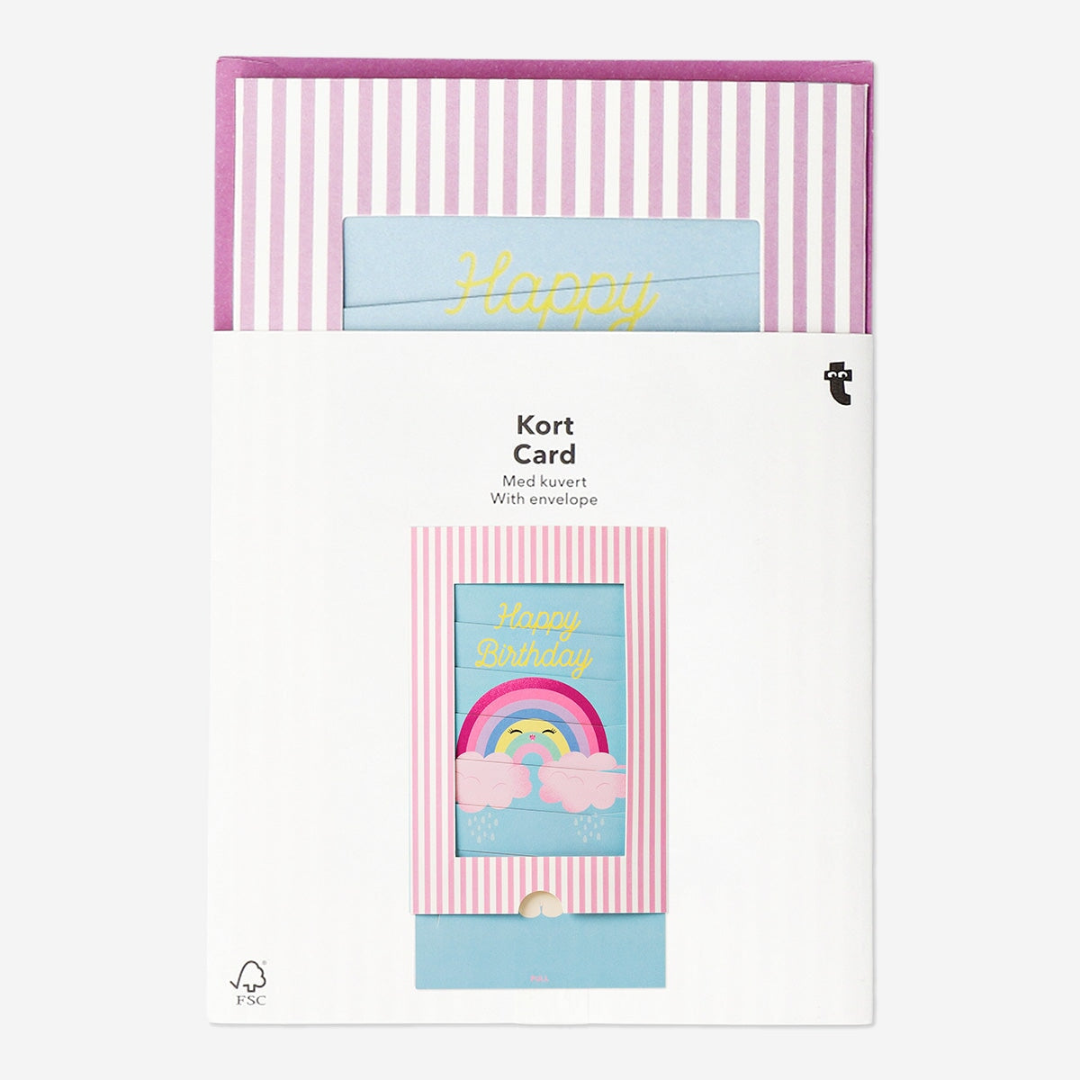 Card with pull out unicorn and envelope | Flying Tiger Copenhagen
