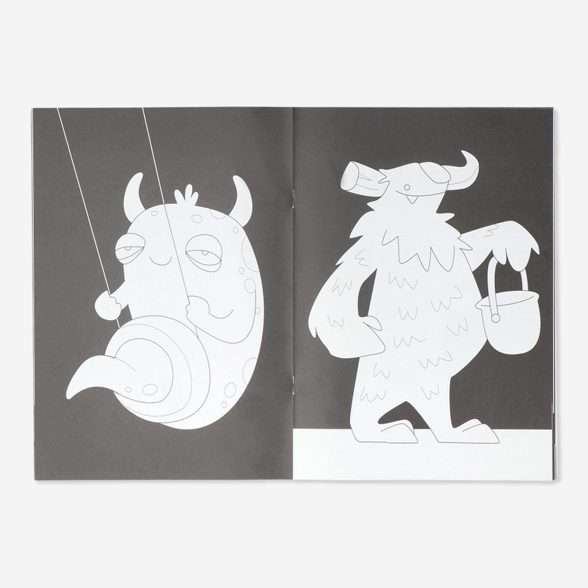 Colouring Book - Monsters | Creative Fun for Kids & Teens | Flying ...