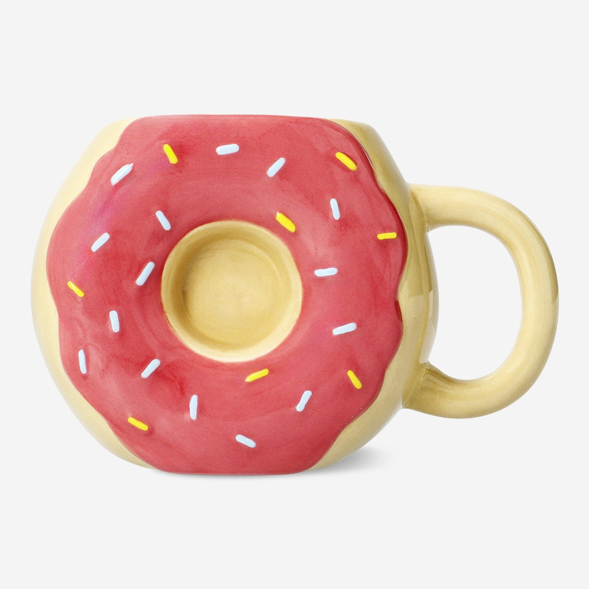 Donut-Shaped Ceramic Mug – Fun Coffee Cup | Gifts for Mom