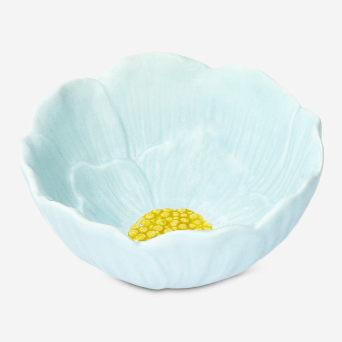 Blue Flower-Shaped Bowl – Stoneware Kitchen Decor | Flying Tiger Copenhagen