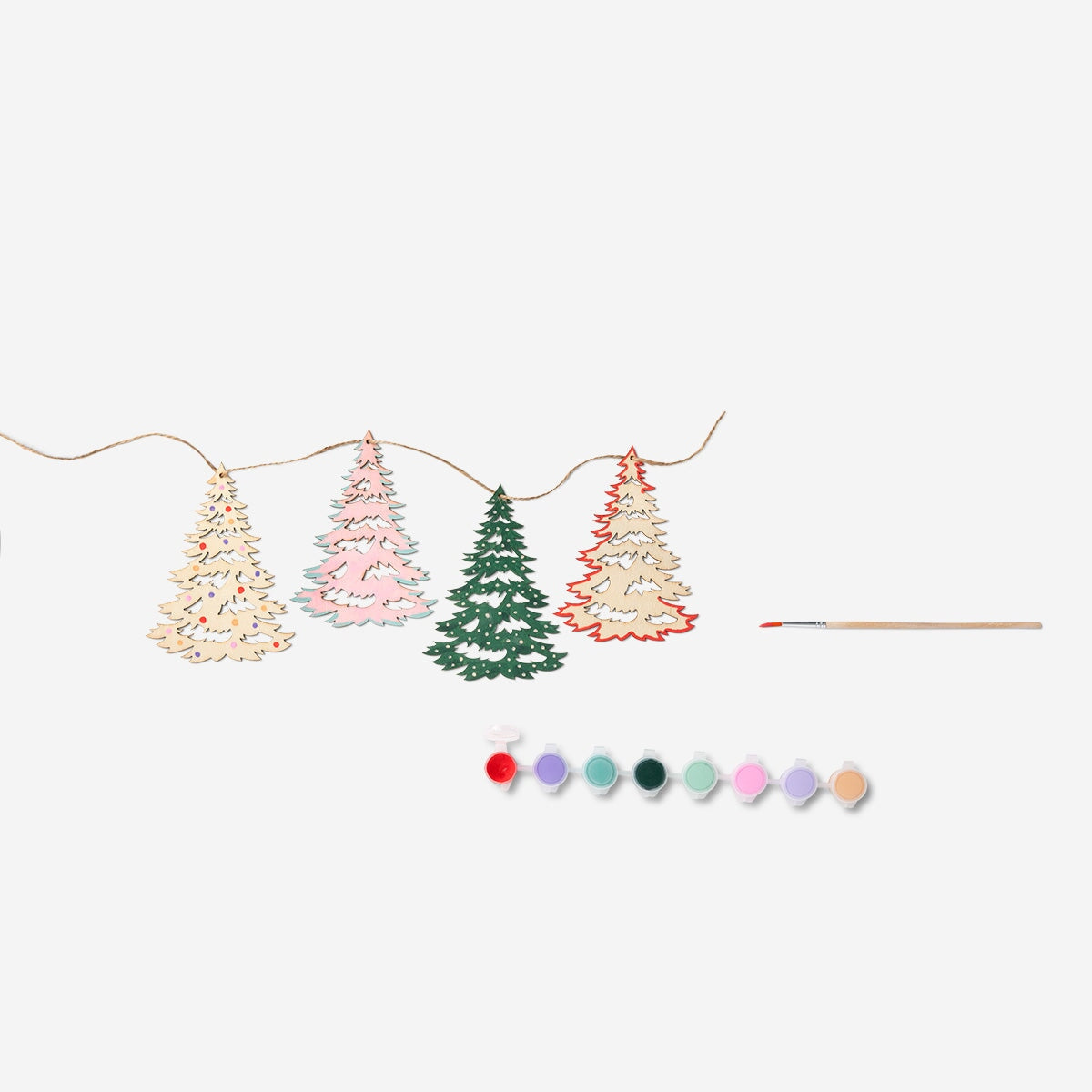 DIY-Weihnachtsbaumgirlanden-Bausatz - Festliche Dekoration für Familien ...