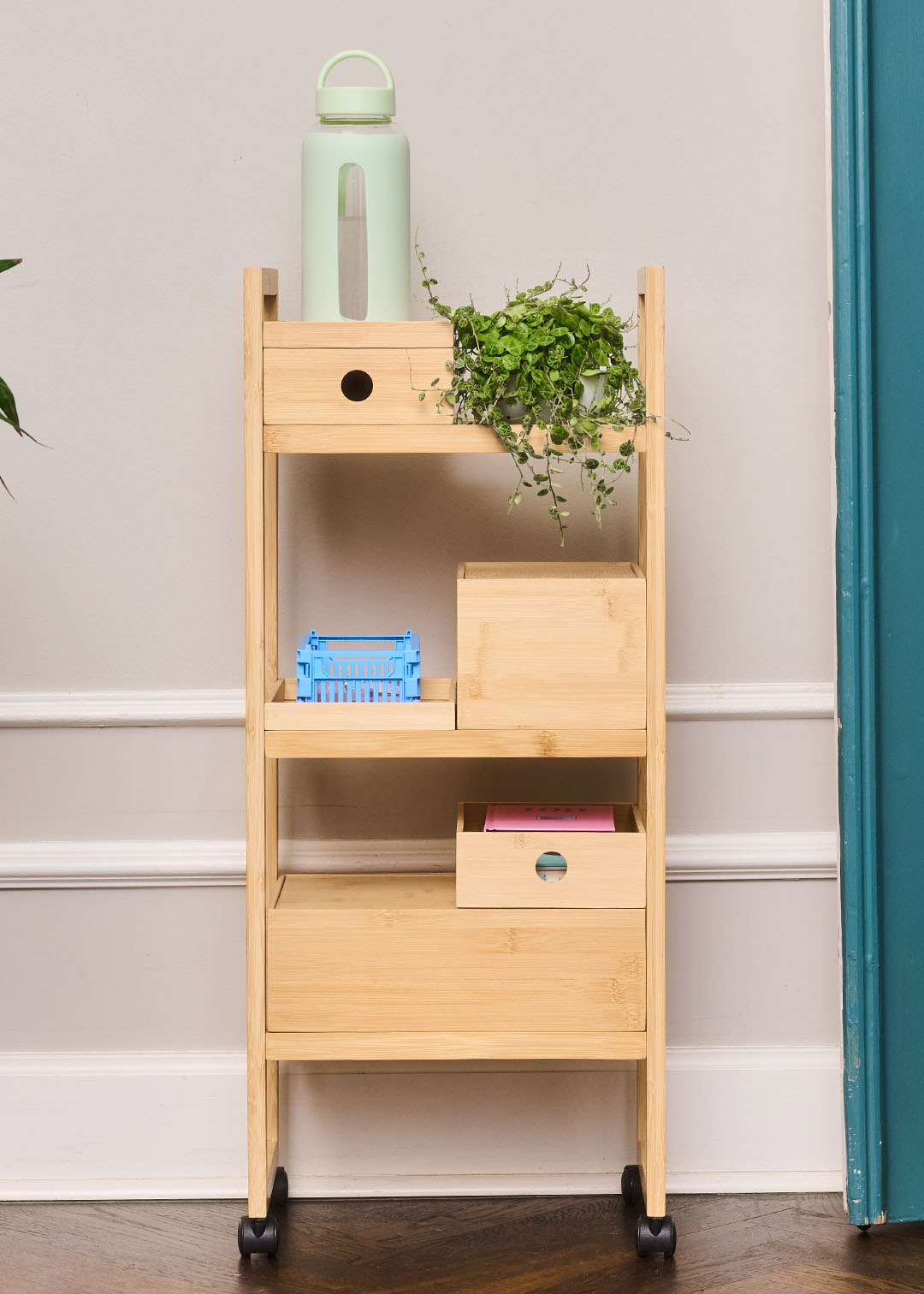 Bamboo storage trolley - 80 cm | Flying Tiger Copenhagen