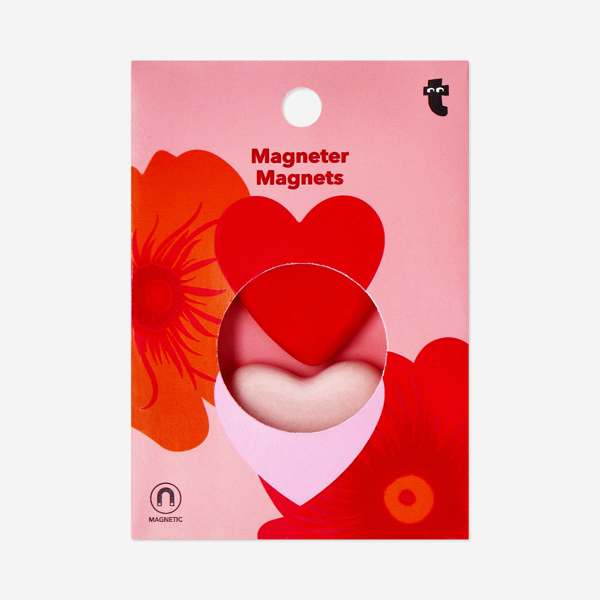 Magnetic hearts - 2 pcs | Flying Tiger Copenhagen