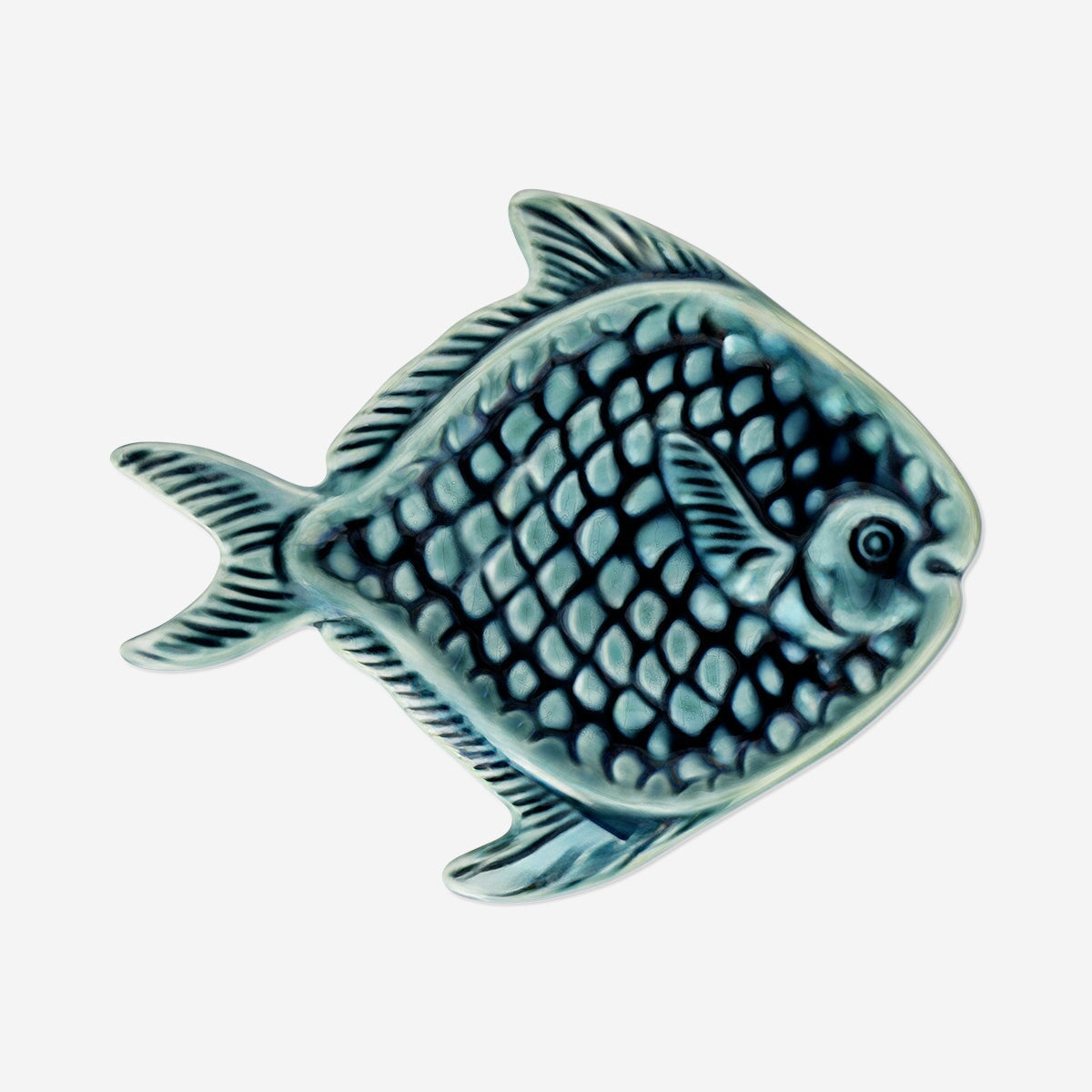 Blue fish dish - 21 cm – Flying Tiger Copenhagen