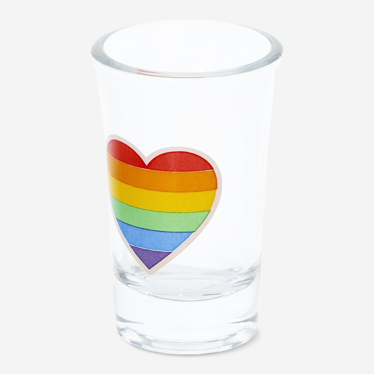 Pride Heart Shot Glass - Celebrate Love & Unity | Geschenk für ...