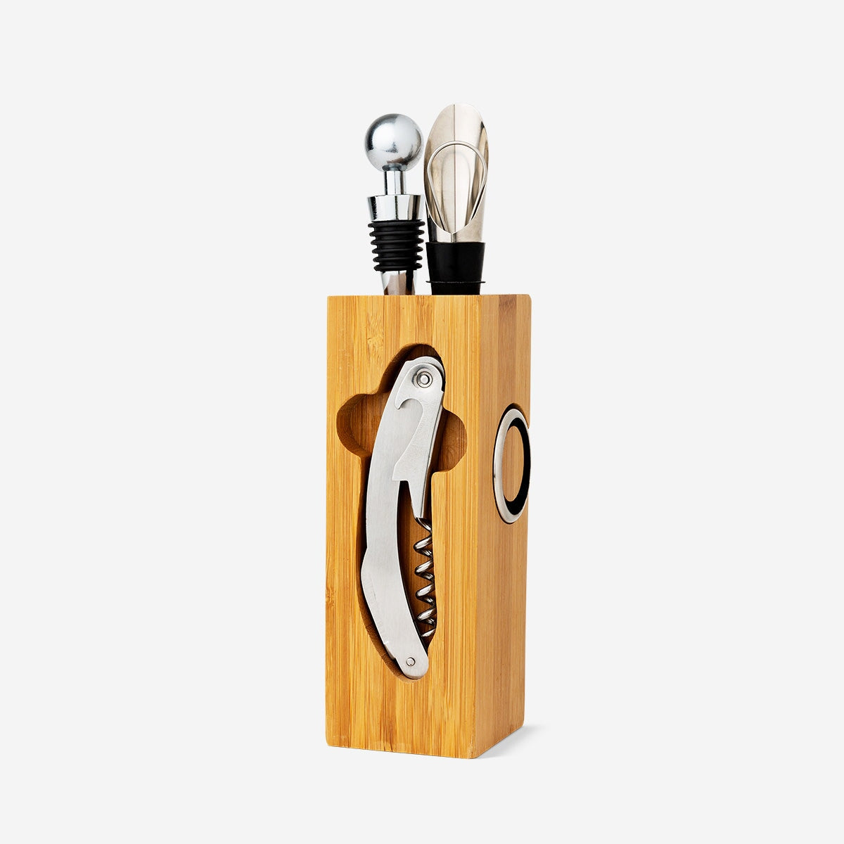 Elegant Wine Set with Corkscrew & Stopper | Housewarming Gift – Flying ...