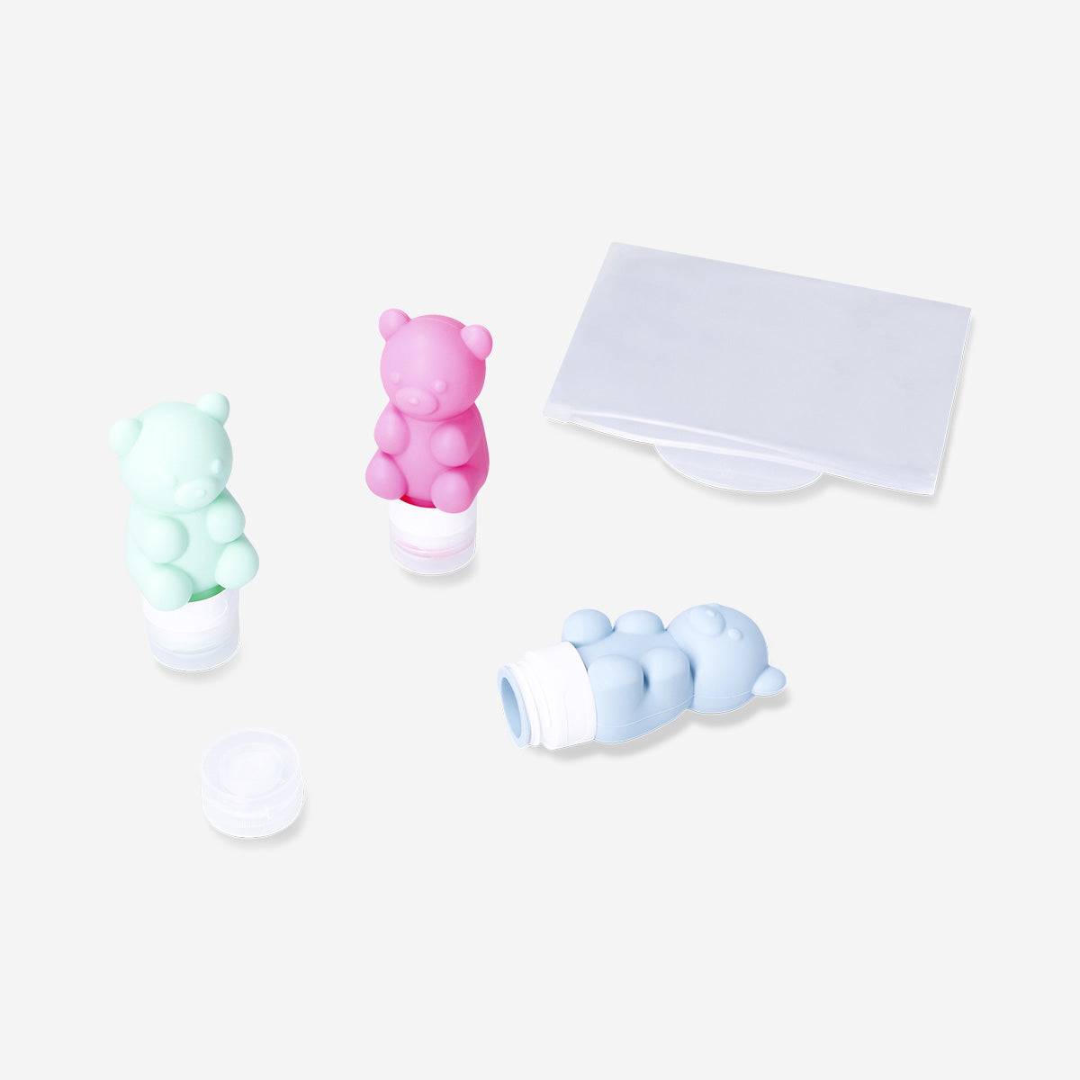 Gummy bear travel bottle set - 3 pcs | Flying Tiger Copenhagen