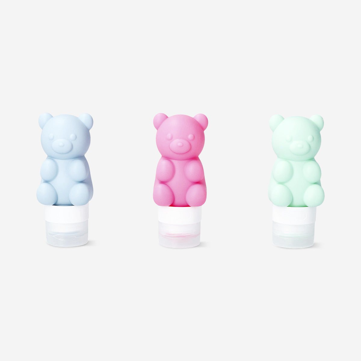 Gummy bear travel bottle set - 3 pcs | Flying Tiger Copenhagen