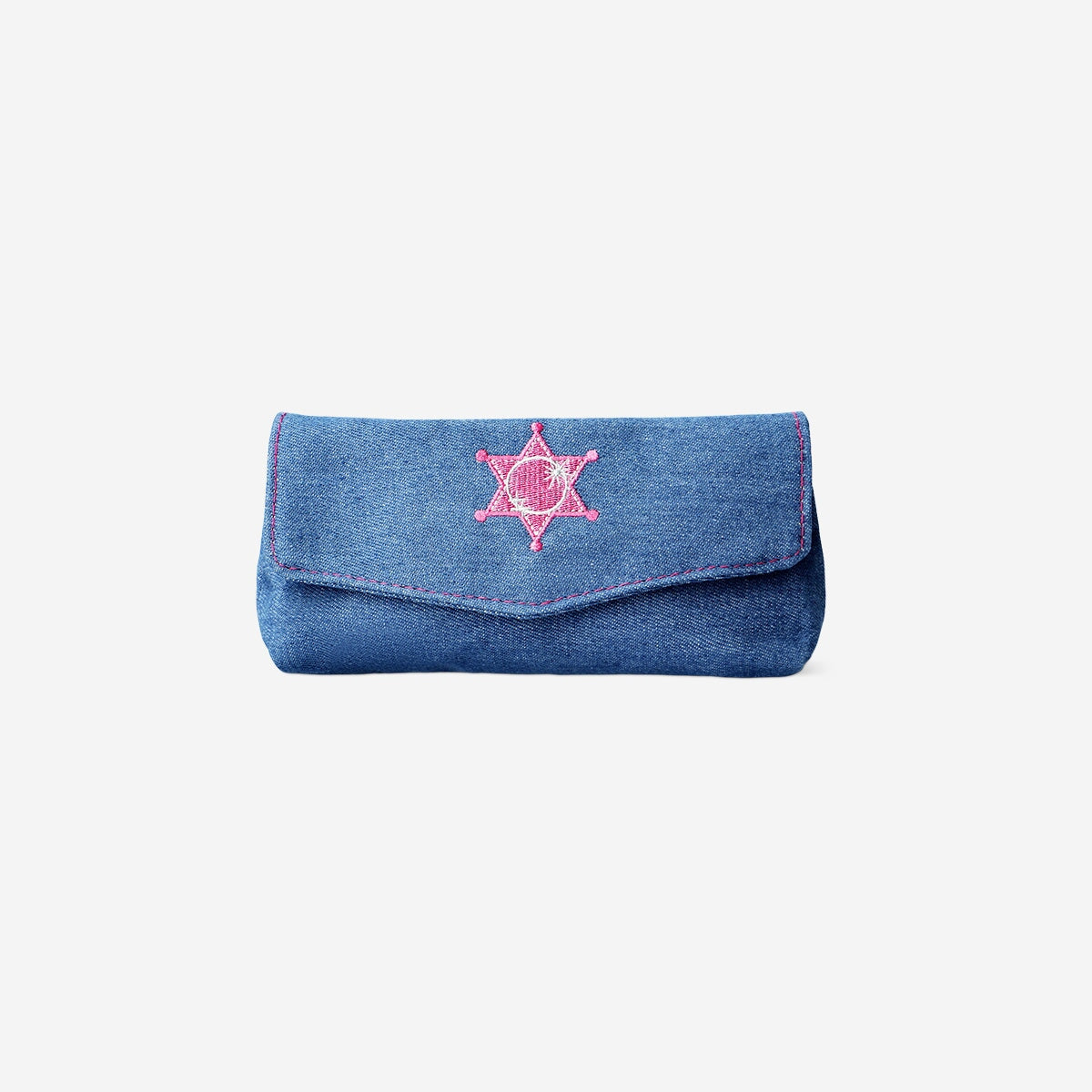 Denim Pencil Case with Sheriff Badge – Stylish Stationery Storage ...