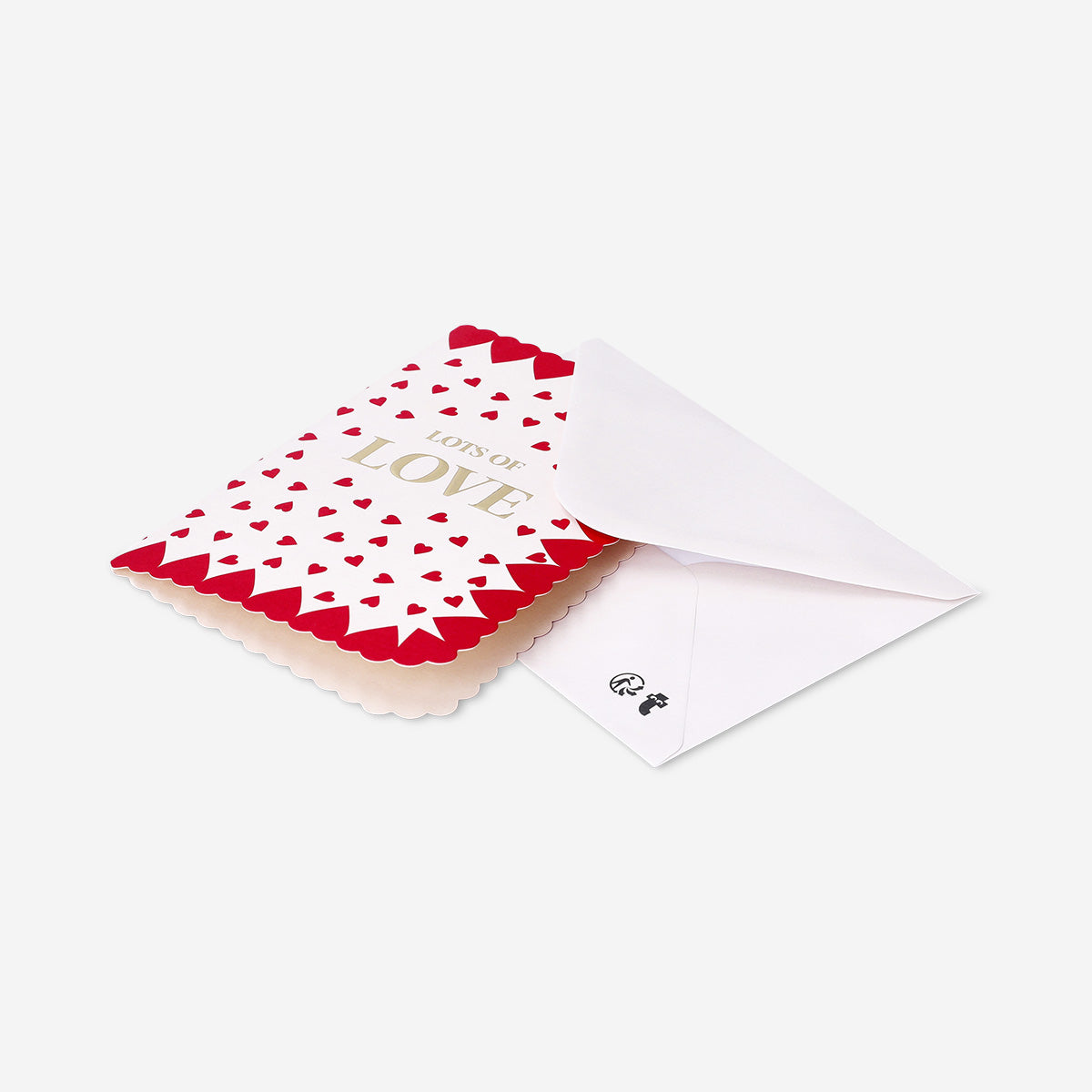 Carte de Saint-Valentin avec des cœurs rouges | Flying Tiger Copenhagen