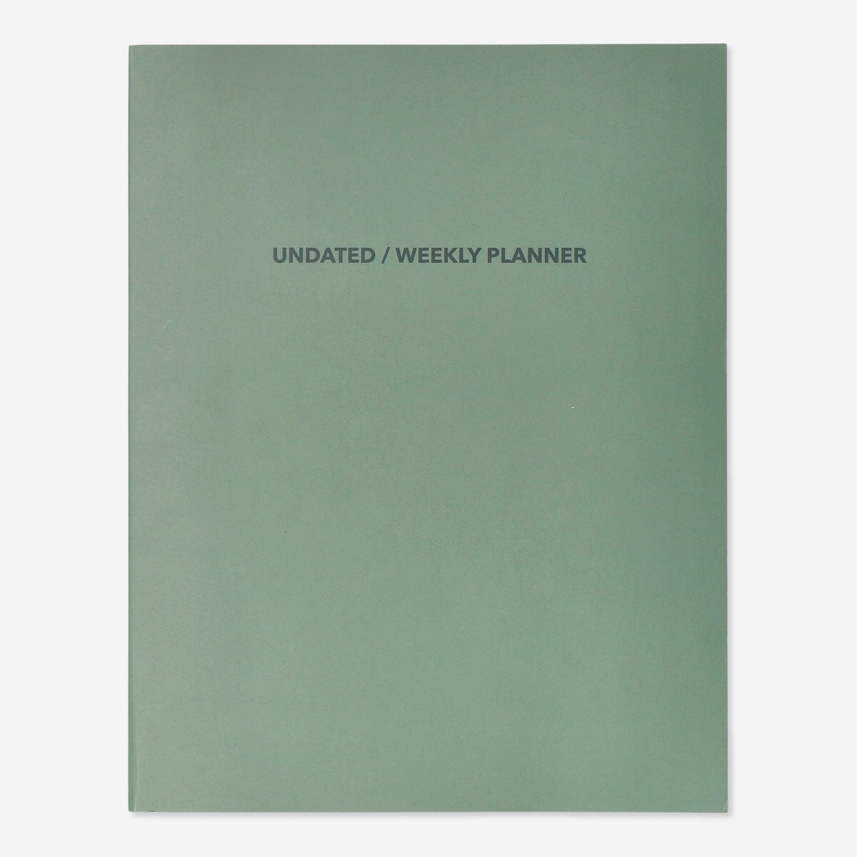 Green Weekly Planner – Undated & Stylish | Organiser for Adults ...