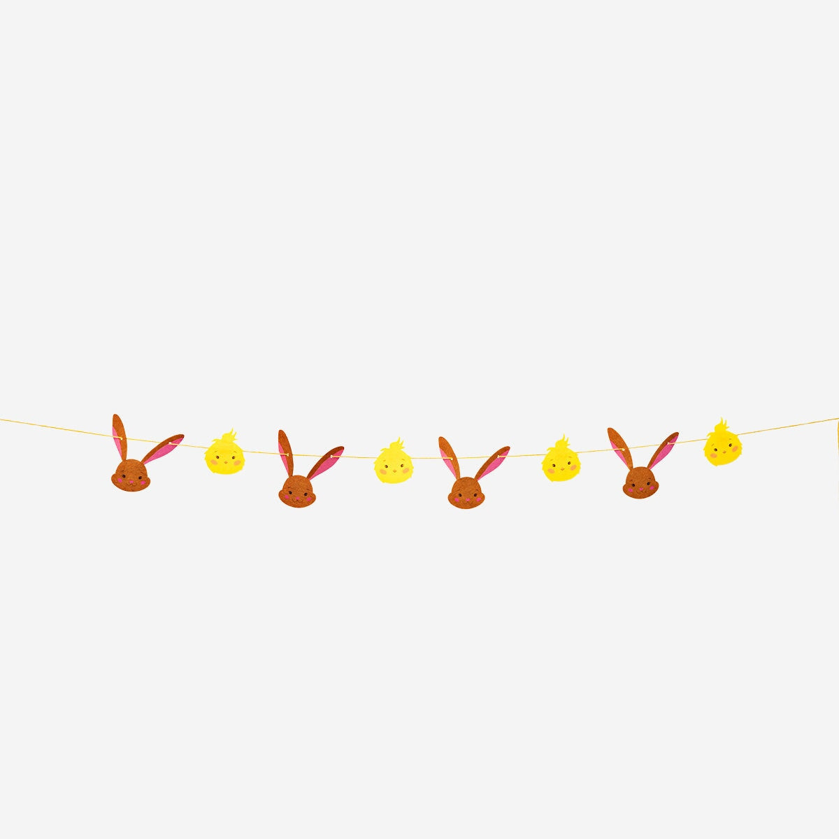 Easter Felt Garland – 3m Colorful Bunny & Chick Decor | Flying Tiger ...