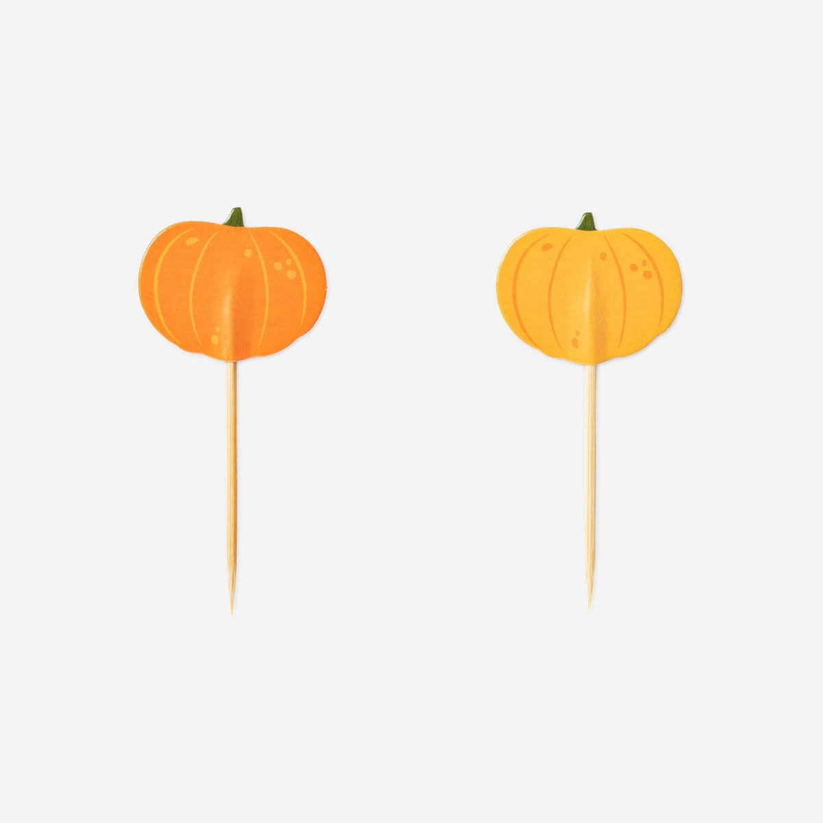 Pumpkin food picks - 8 pcs – Flying Tiger Copenhagen