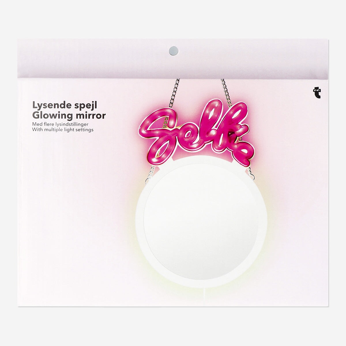 Glowing Selfie Mirror with 8 Light Settings | Beauty Accessory