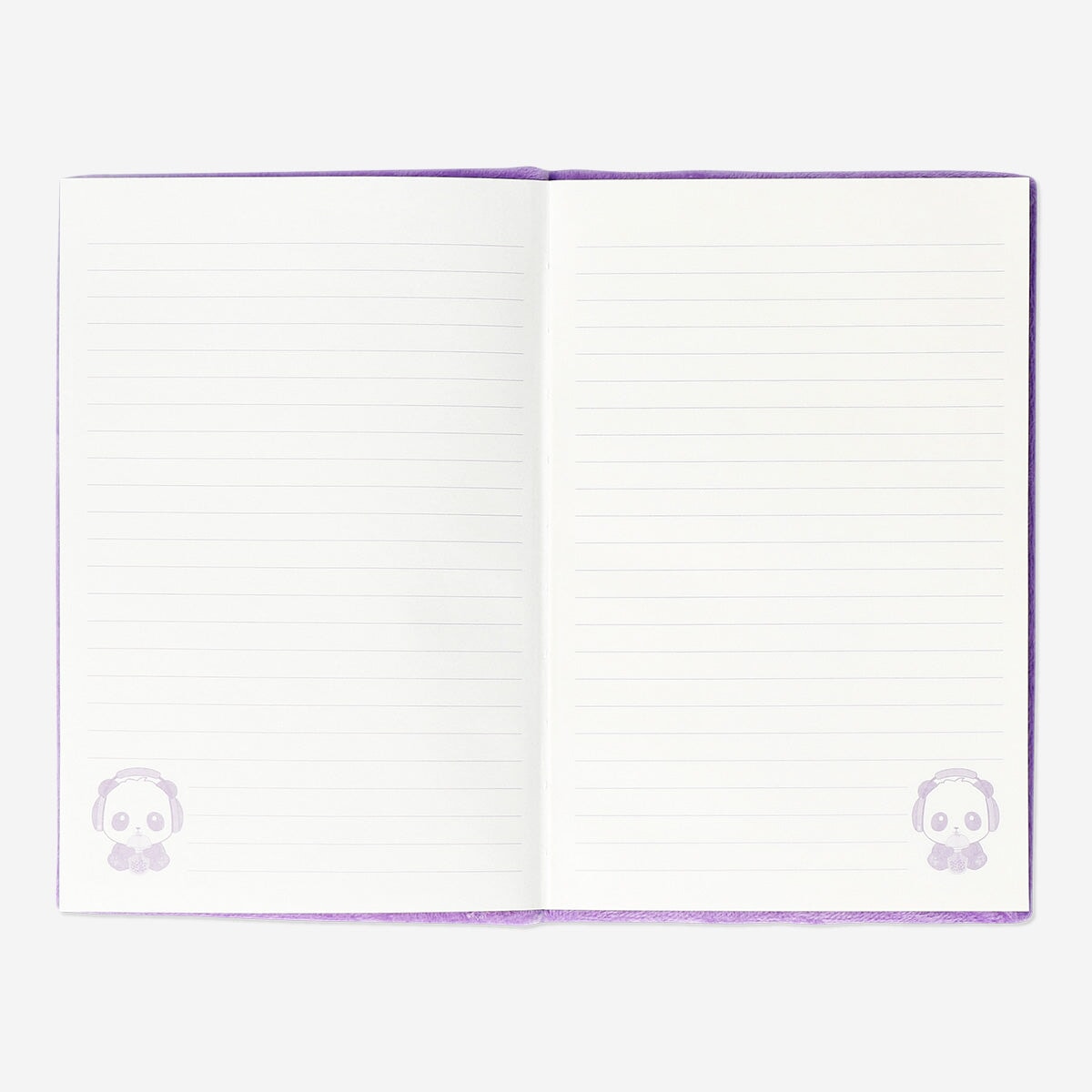 Notebook with soft panda cover | Flying Tiger Copenhagen