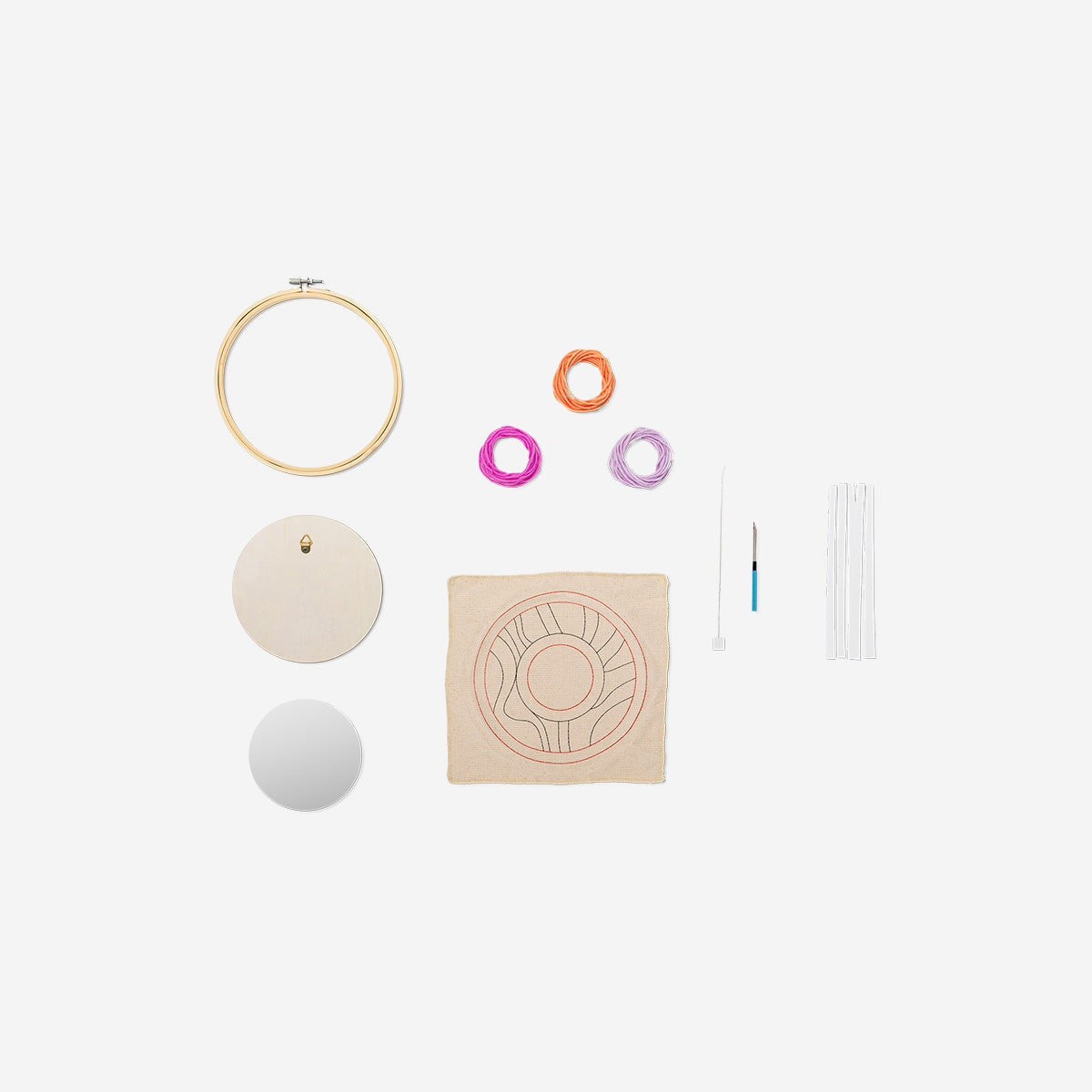 Punch needle set - Mirror | Flying Tiger Copenhagen