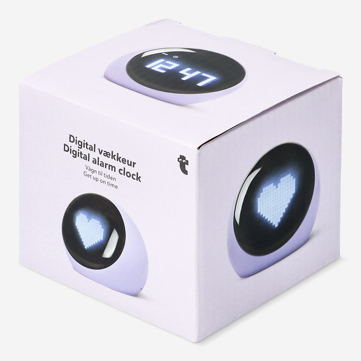 Purple digital alarm clock | Flying Tiger Copenhagen