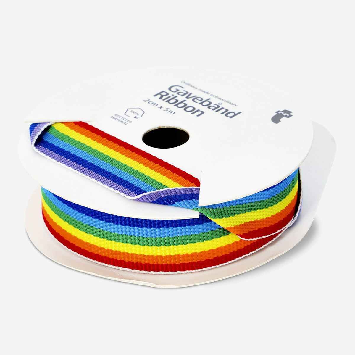 Vibrant 5m Rainbow Ribbon for Gifts & Party Decor | Colourful