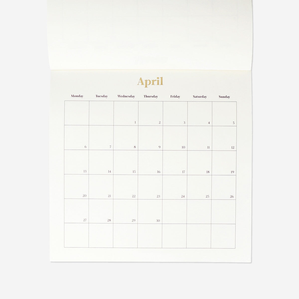 Wooden monthly calendar for hanging 2026 - English | Flying Tiger ...