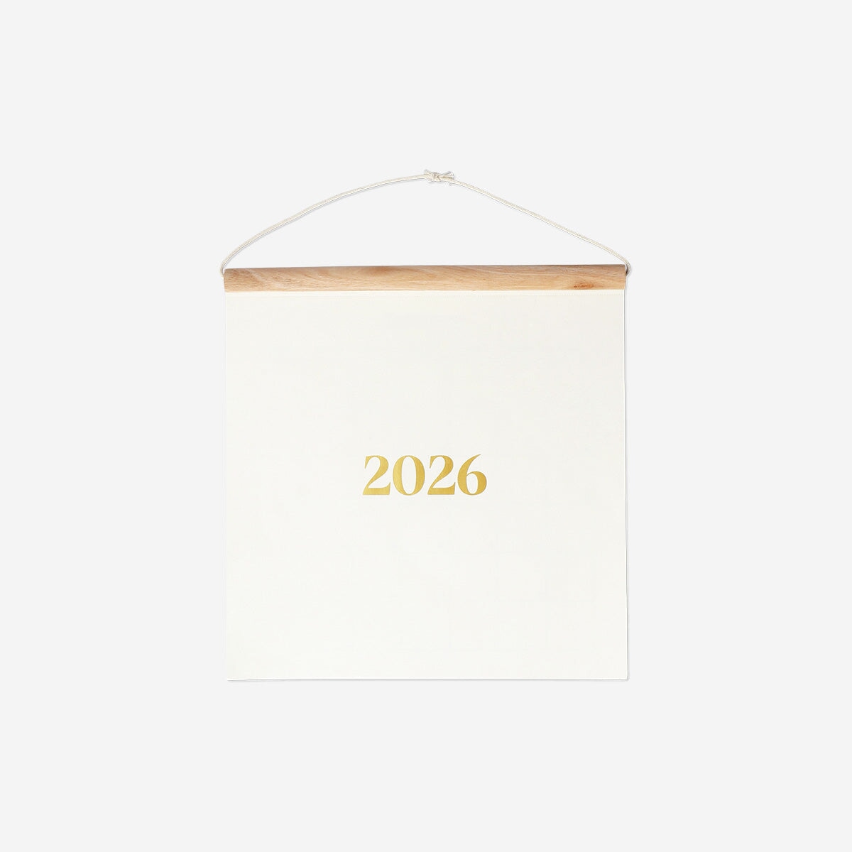 Wooden monthly calendar for hanging 2026 - English | Flying Tiger ...