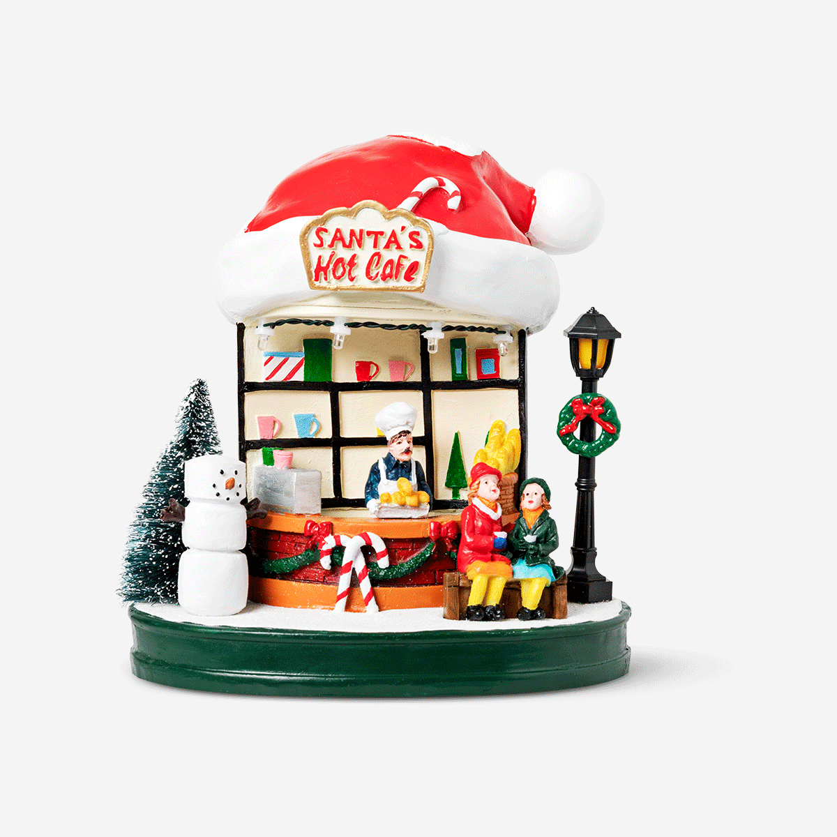 Christmas Village Scene with Light & Music – Festive Home Decor ...