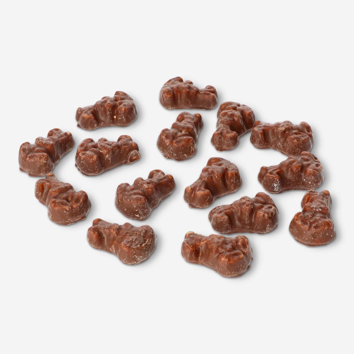 Marshmallow rabbits. Milk chocolate and banana flavour