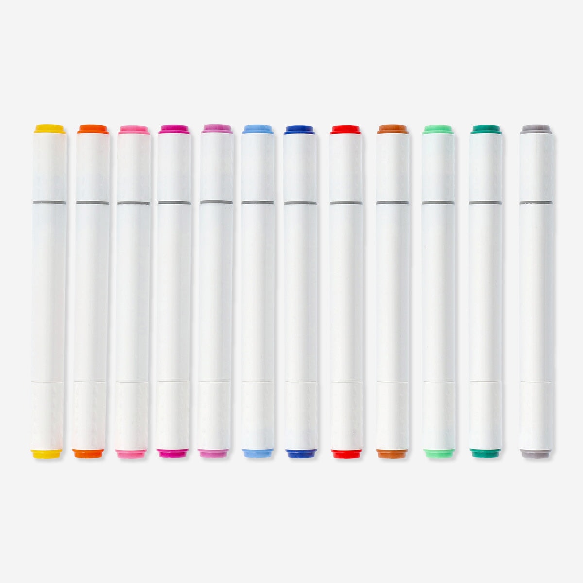 Coloured Twin Markers - 12 pcs | Flying Tiger Copenhagen